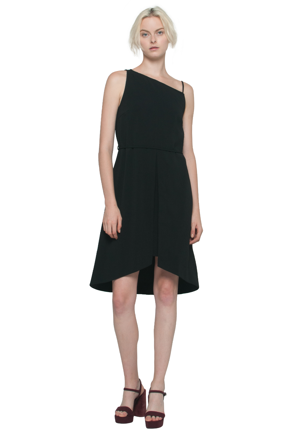Layered Toga Dress - ELLYSAGE