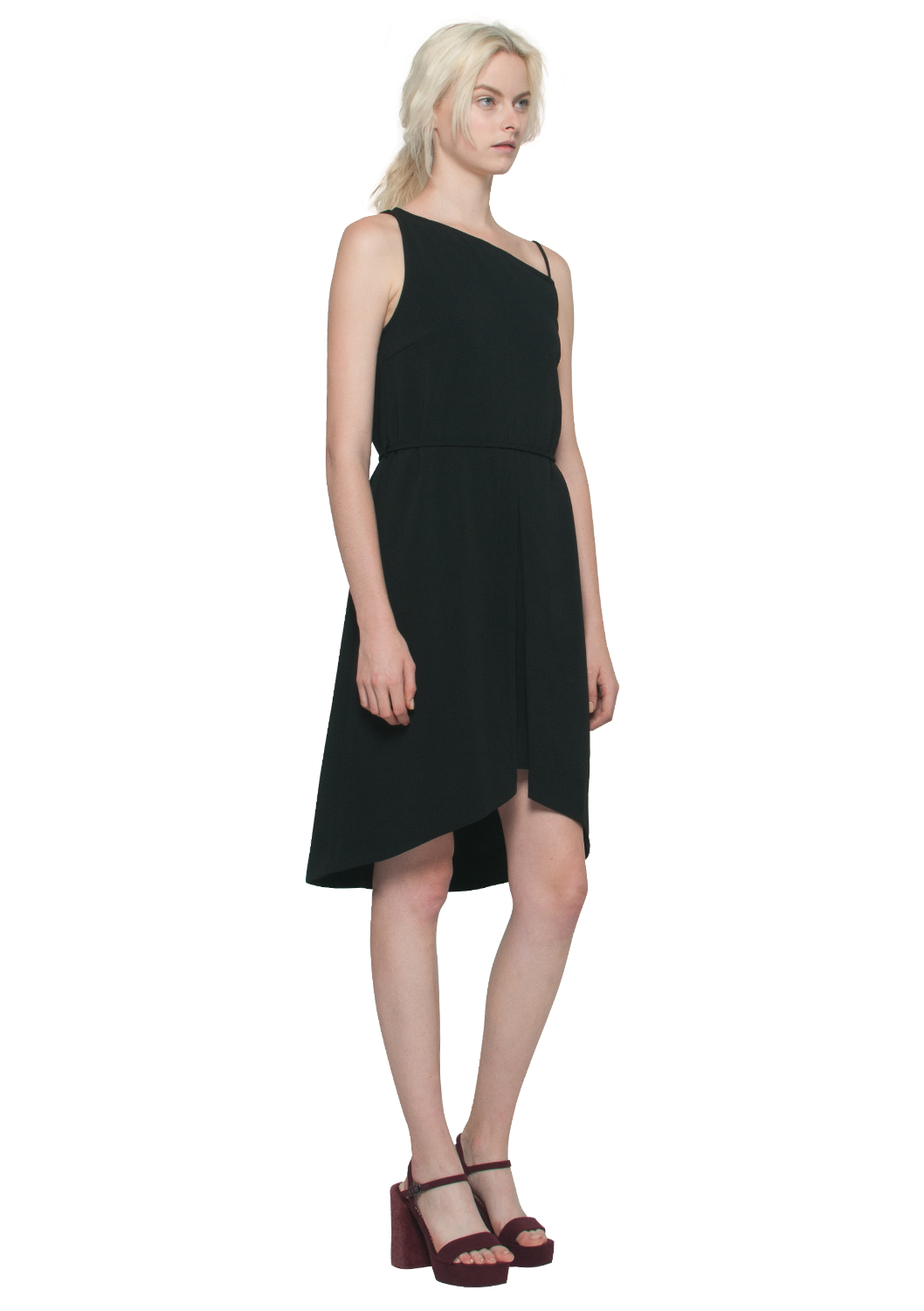 Layered Toga Dress - ELLYSAGE